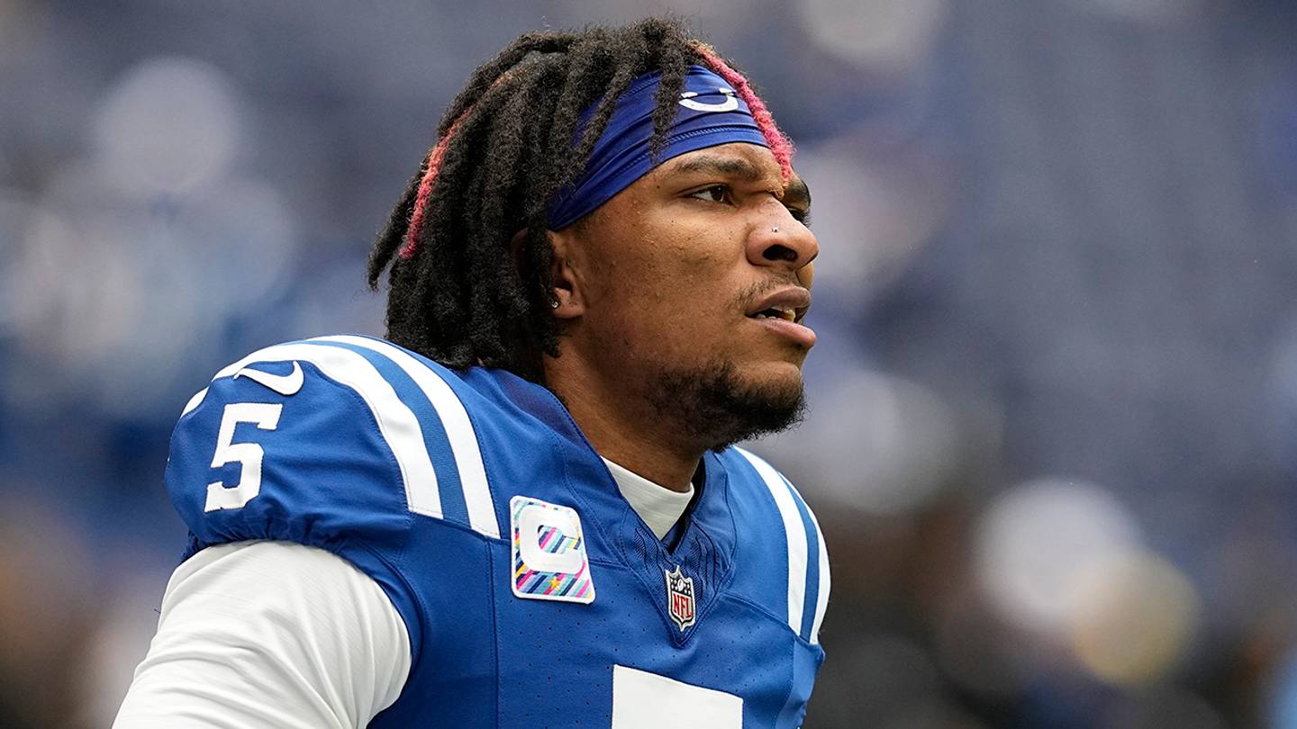 Colts QB Anthony Richardson Leaves Game With Injury After Taking Big ...