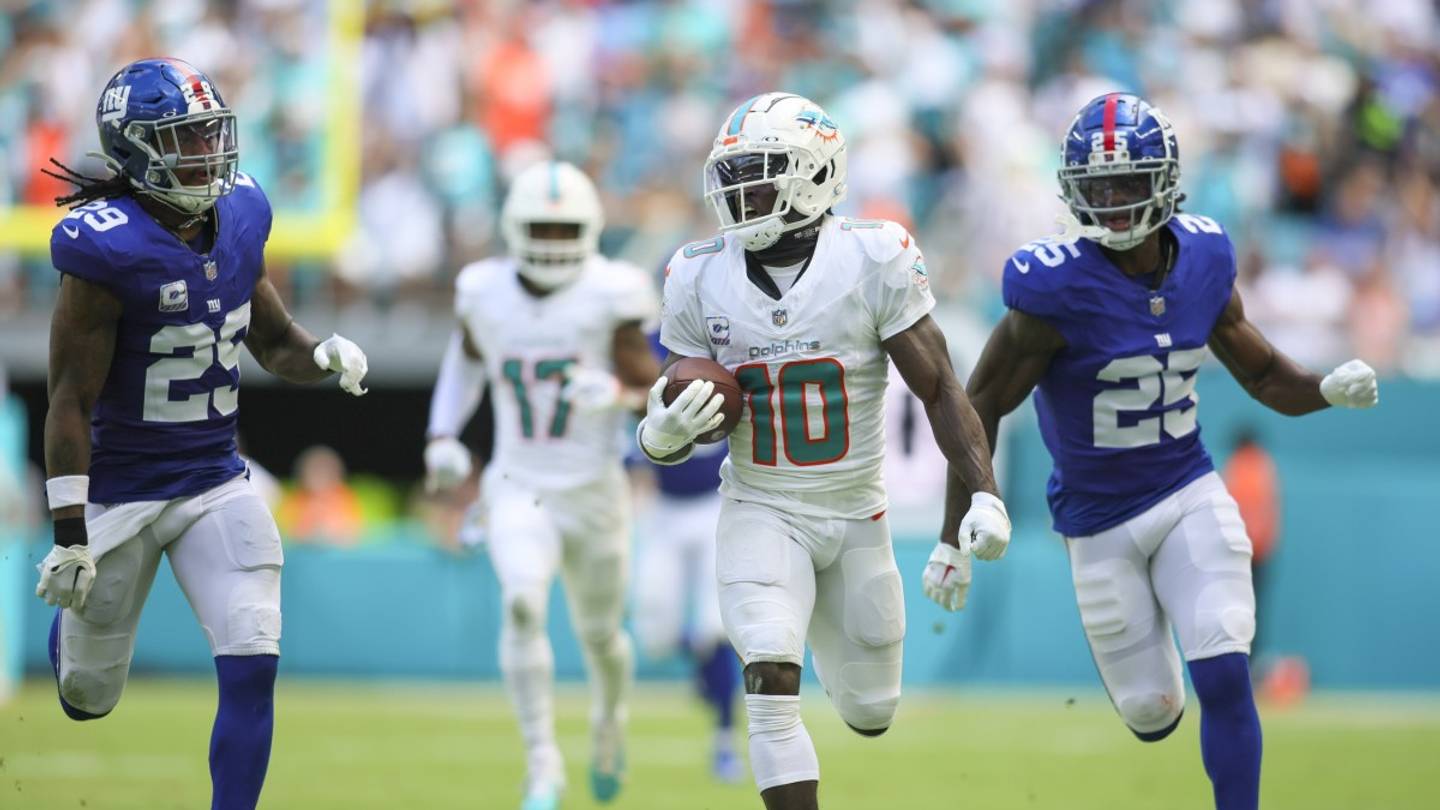 Miami Dolphins Use Big Plays Again to Overwhelm Giants Despite Mistakes ...