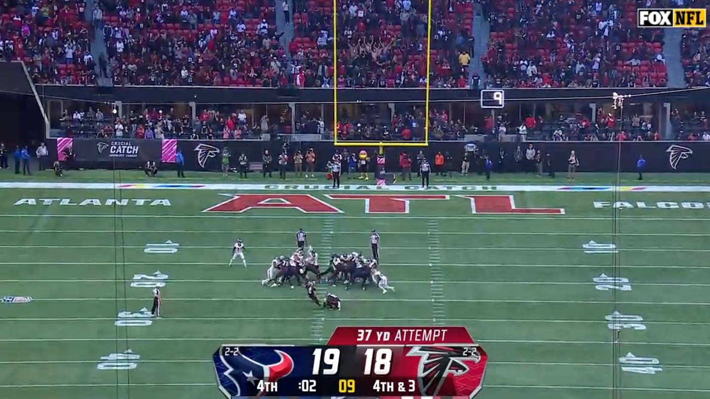 FOX's Camera Cut Out at the Worst Possible Moment of the Falcons-Texans ...