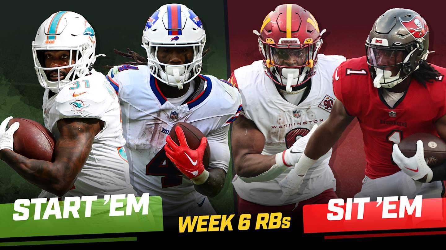 Start ’Em, Sit ’Em Running Backs Fantasy Football Week 6 - Sports Illustrated