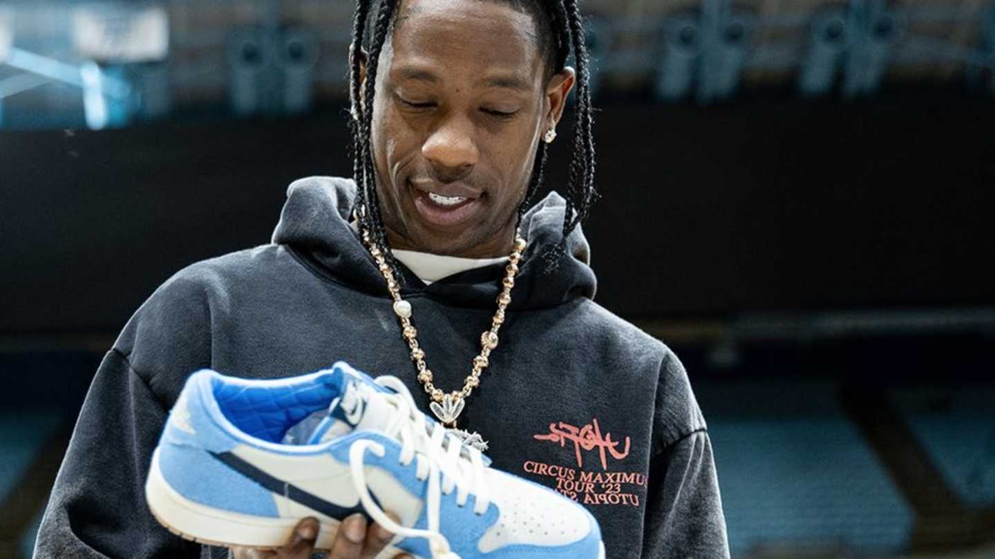Travis Scott Made a Surprise Visit to UNC Tar Heels Practice - Sports ...