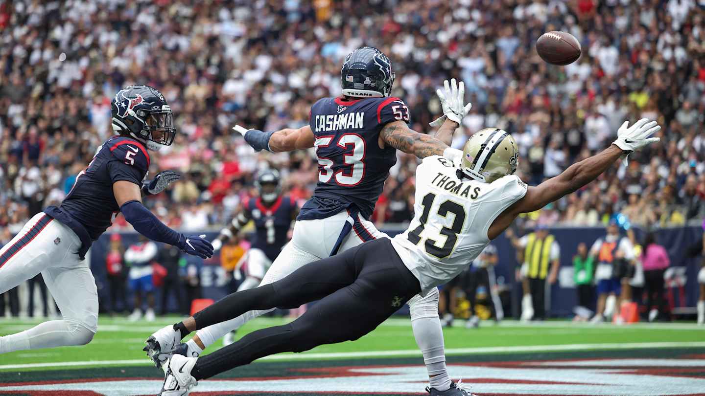 Houston Texans' Blake Cashman Named AFC Defensive Player of the Week ...