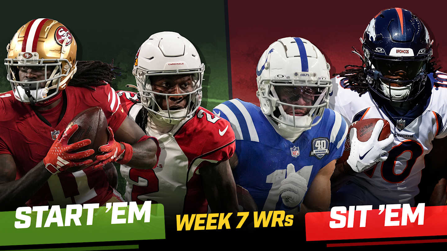 Start ’Em, Sit ’Em Wide Receivers Fantasy Football Week 7: - Sports Illustrated