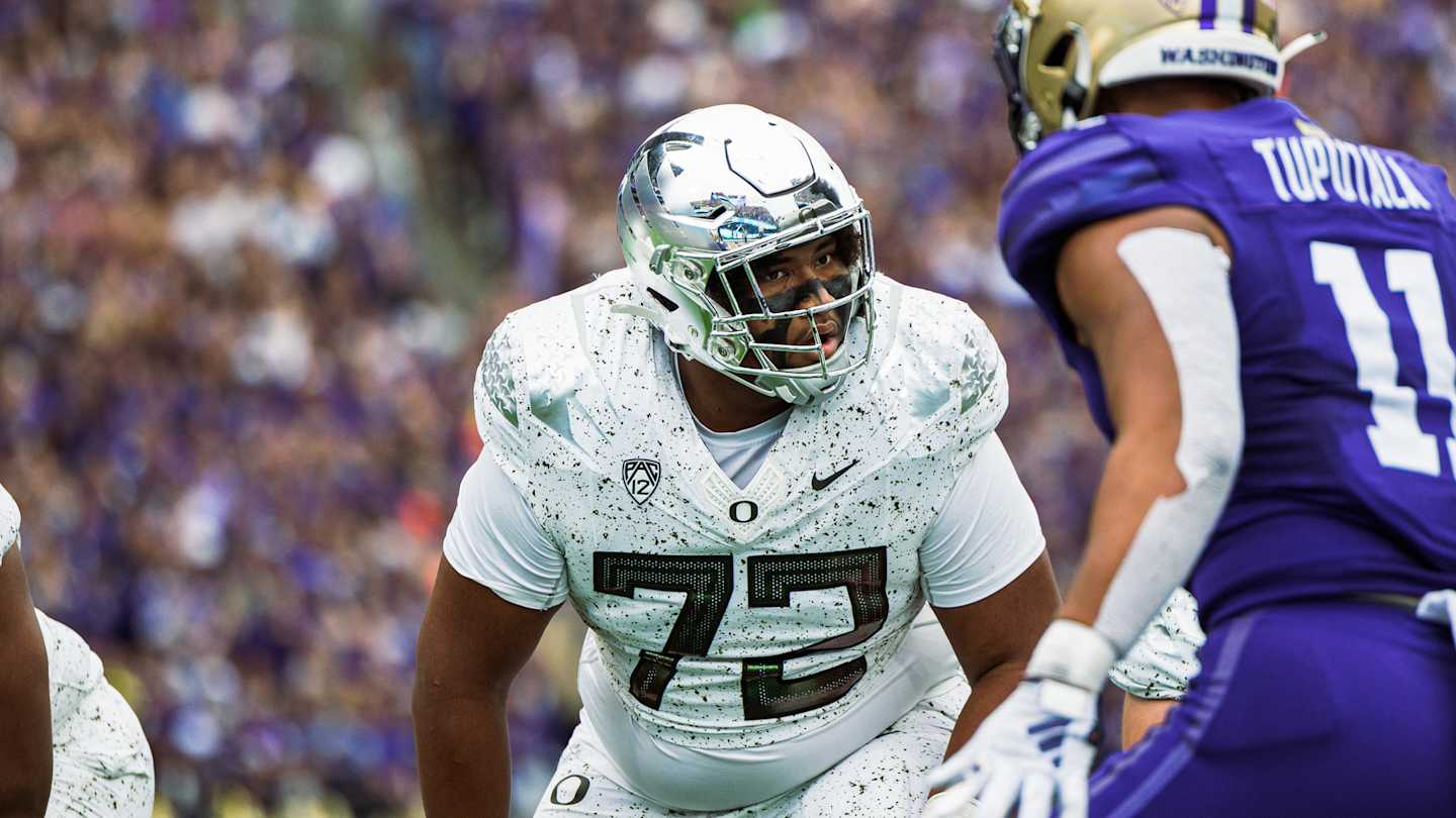 Oregon Football: Iapani Laloulu Named Midseason True Freshman All-American by 247Sports - Sports ...