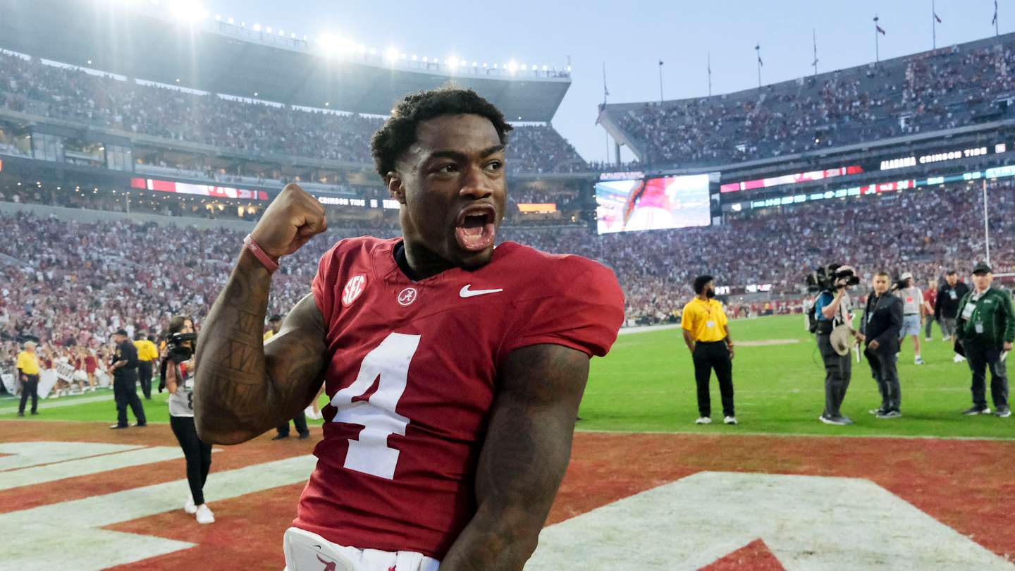Alabama’s Jalen Milroe Cracked Up at Nick Saban’s Cigar Comment After ...