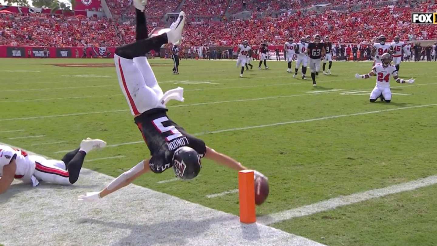 Falcons WR Drake London’s Superman-esque Front Flip Had NFL Fans in ...