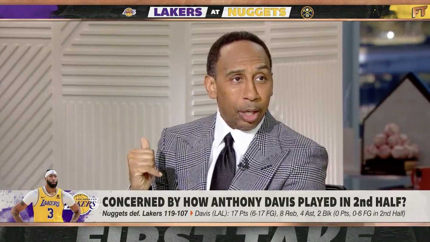 Lakers: Stephen A. Smith Doubles Down on New Nickname for Anthony Davis ...