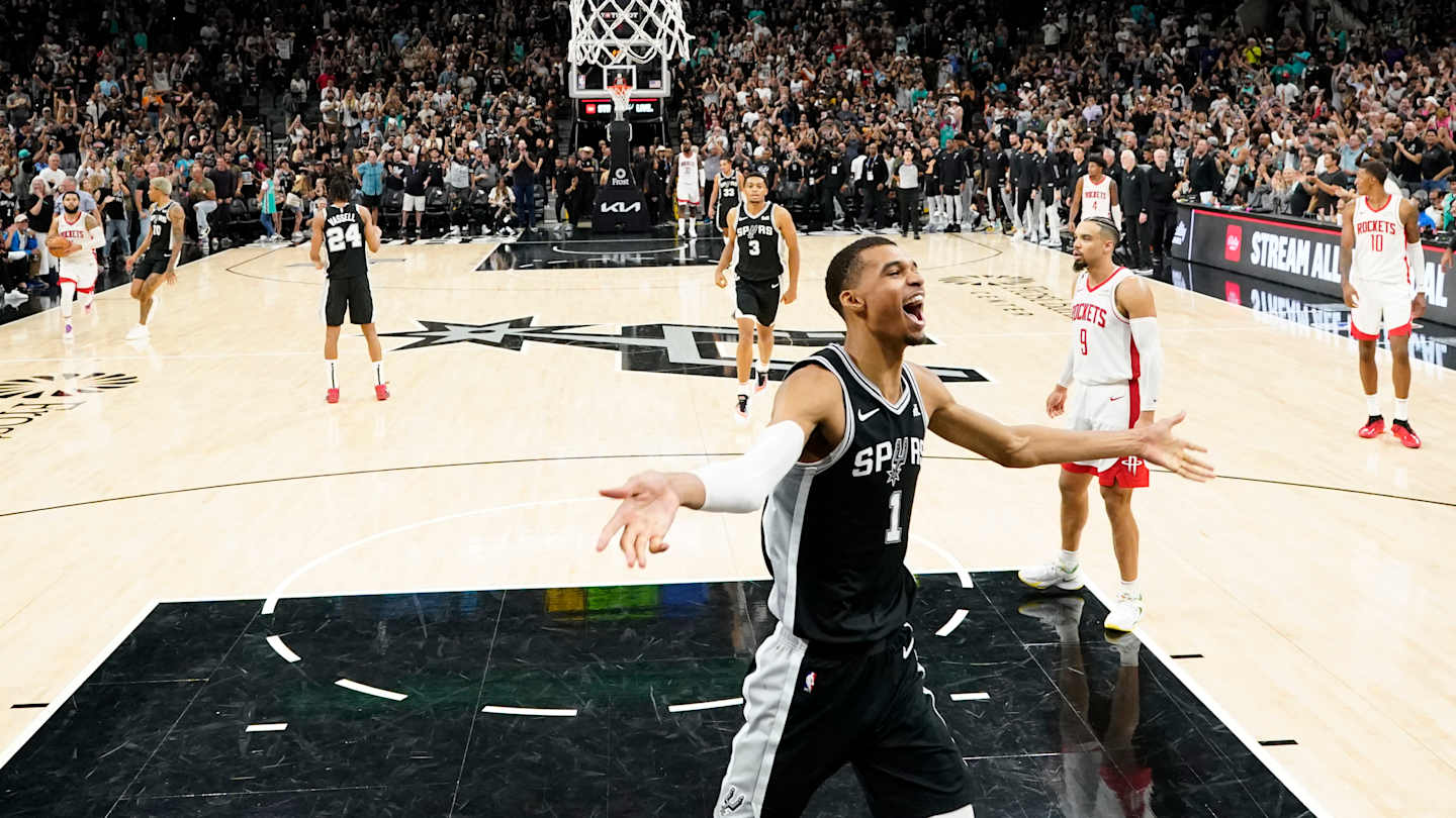 Victor Wembanyama Notches 1st Career Win, San Antonio Spurs in OT vs. Houston Rockets - Sports ...