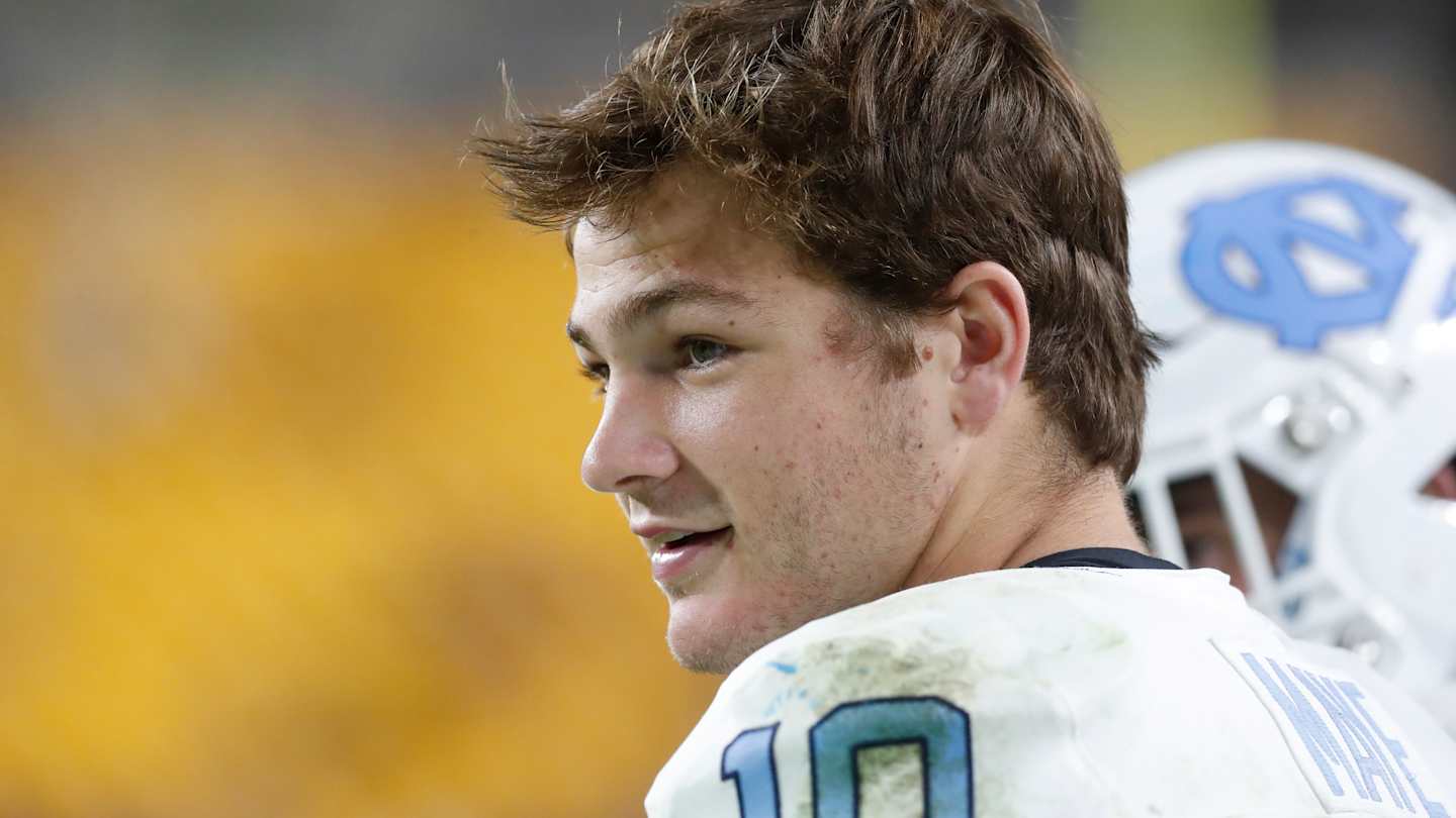 Drake Maye Jumps One Spot on All-Time UNC Football Touchdown List ...