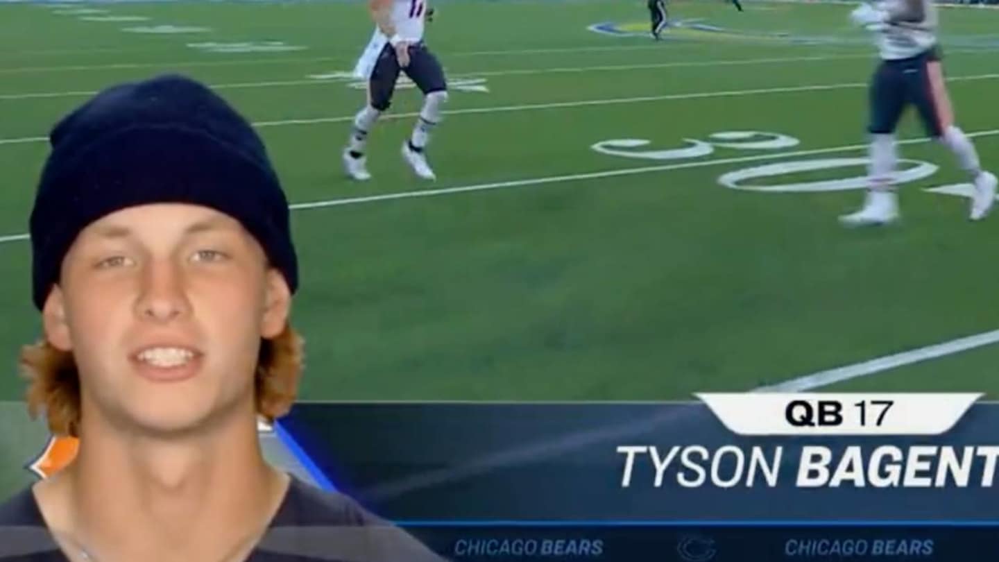 Bears Rookie QB Tyson Bagent Had NFL Fans Laughing With His Sarcastic ...