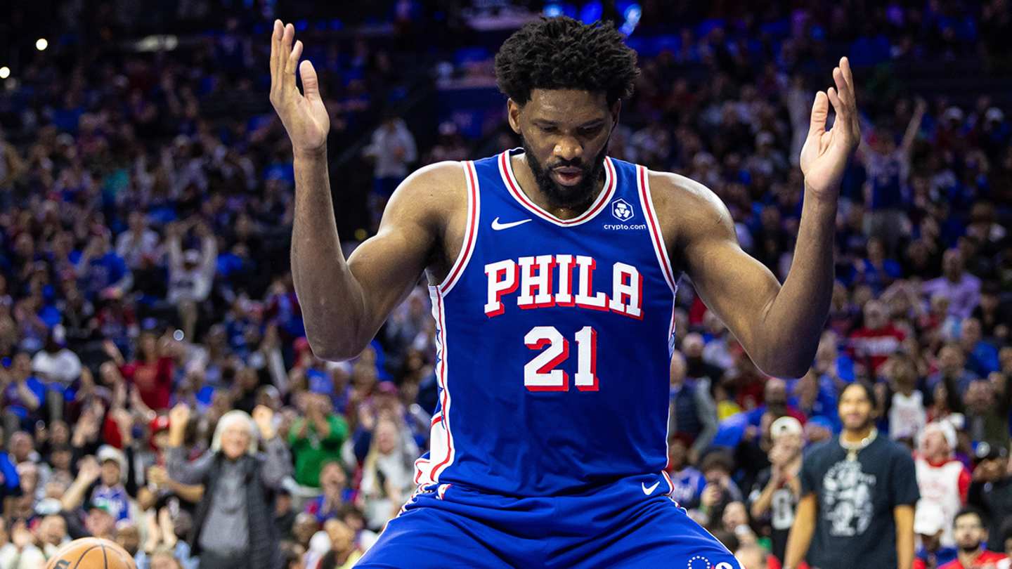 Joel Embiid WWE Celebration Results in $35,000 Fine, WrestleMania Invite - Sports Illustrated