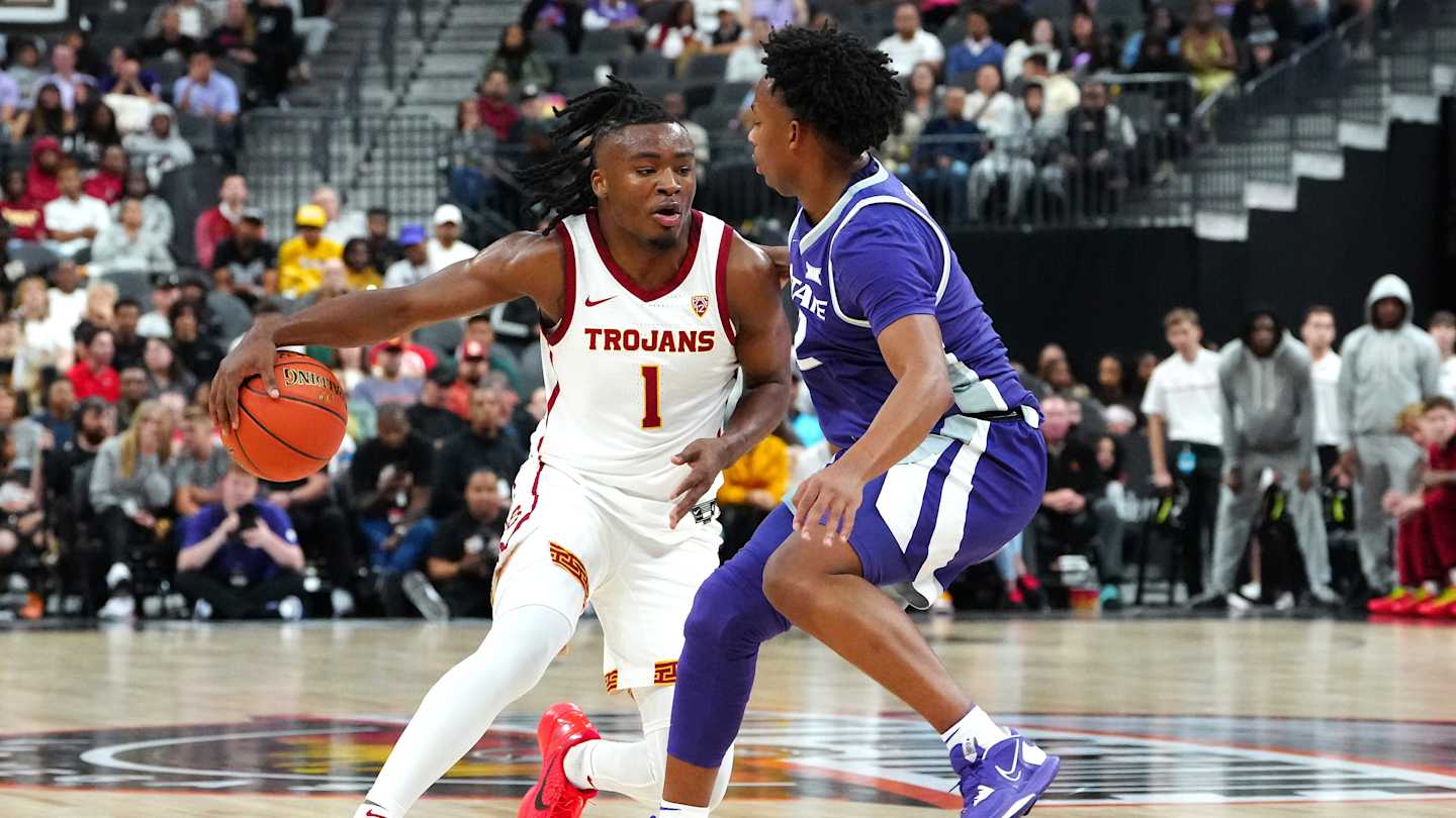 USC Basketball: Isaiah Collier Shines in Front of Star-Studded Crowd ...