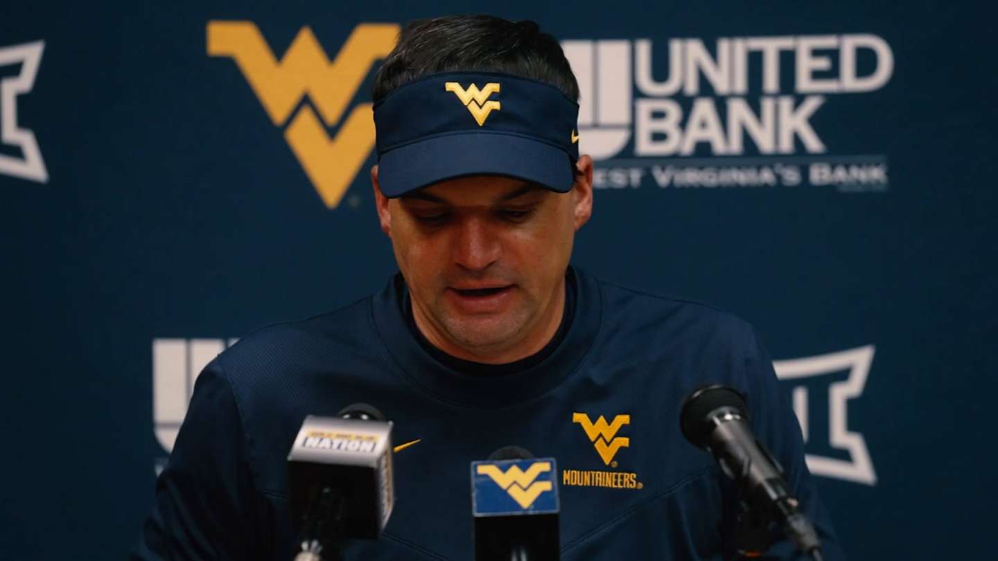 WATCH: Neal Brown Oklahoma Postgame - Sports Illustrated West Virginia ...