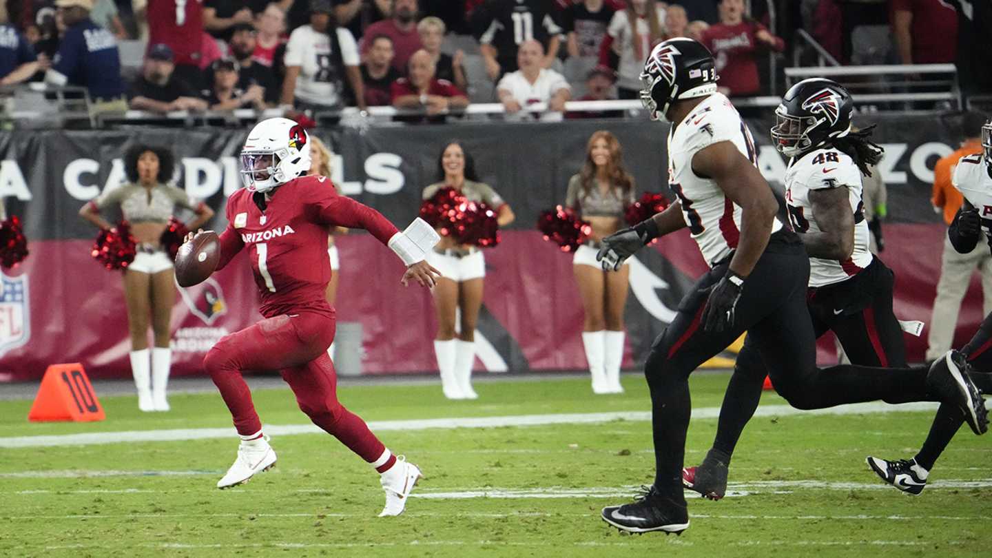 Overhead View of Kyler Murray's Big Run vs. the Falcons Is Mesmerizing ...