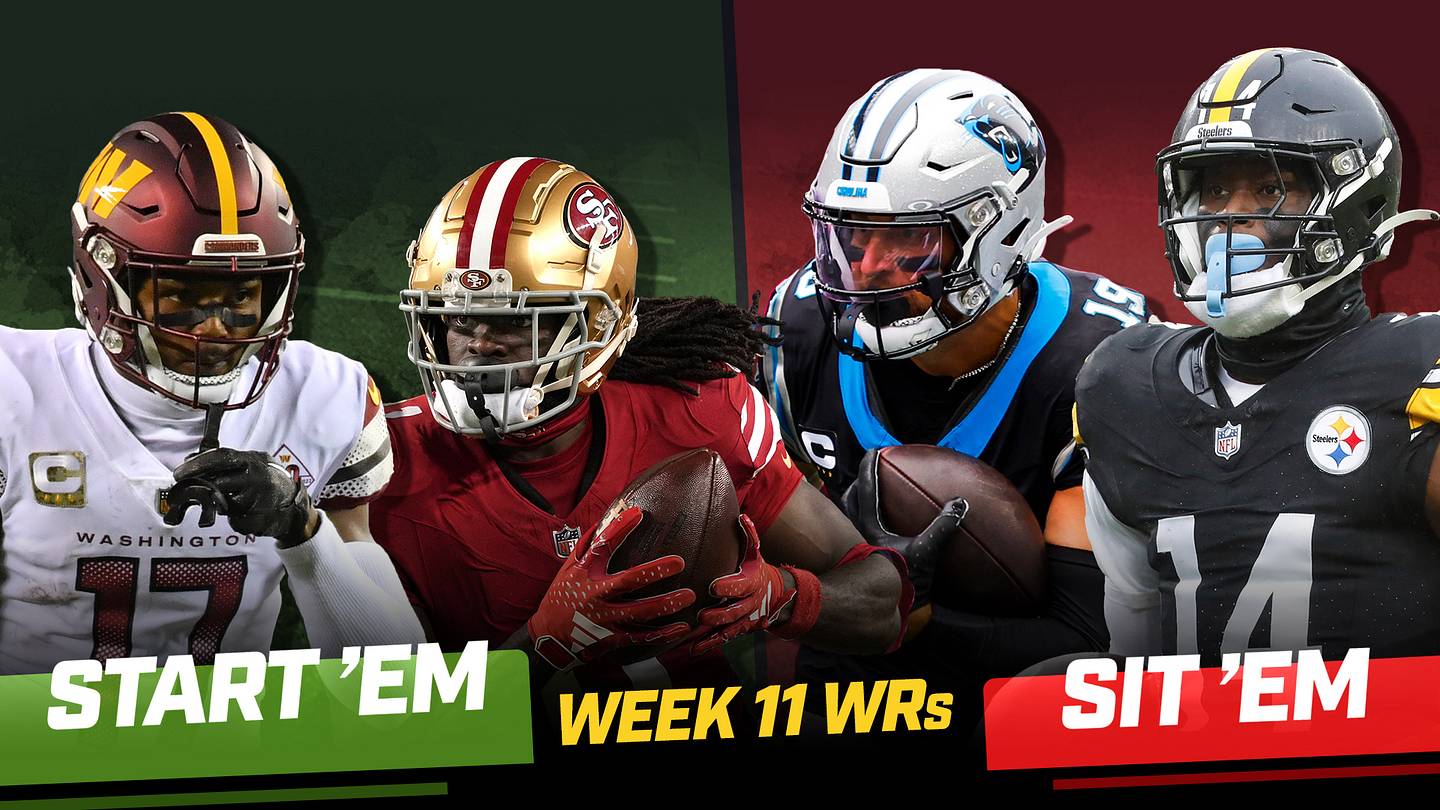 Start ’Em, Sit ’Em Wide Receivers Fantasy Football Week 11 - Sports ...