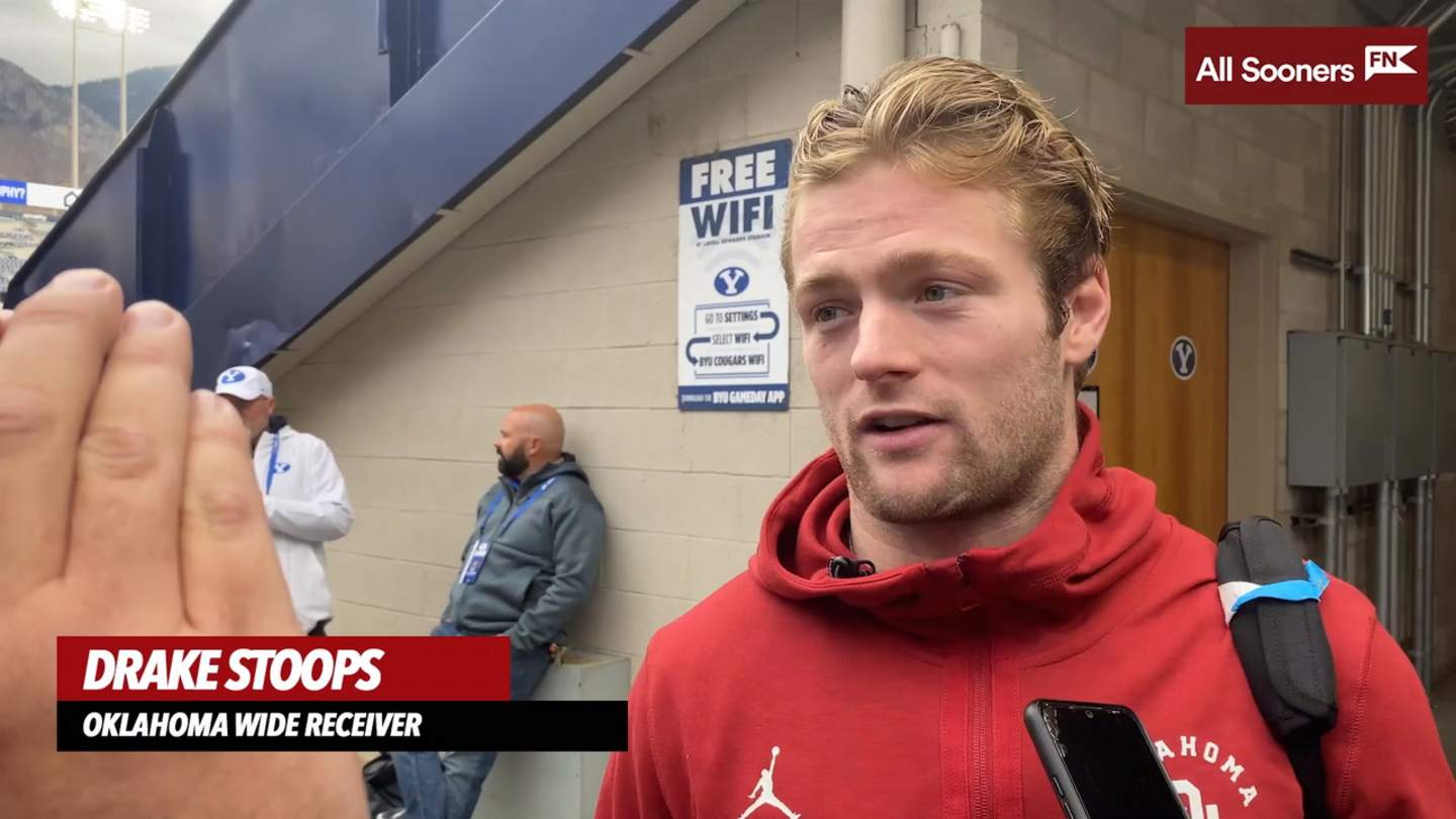WATCH: Oklahoma WR Drake Stoops BYU Postgame - Sports Illustrated ...