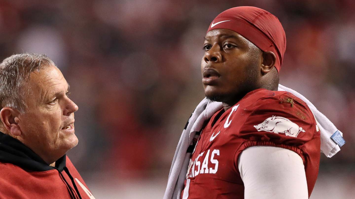 KJ Jefferson, Gus Malzahn Together at UCF After Arkansas Razorbacks ...