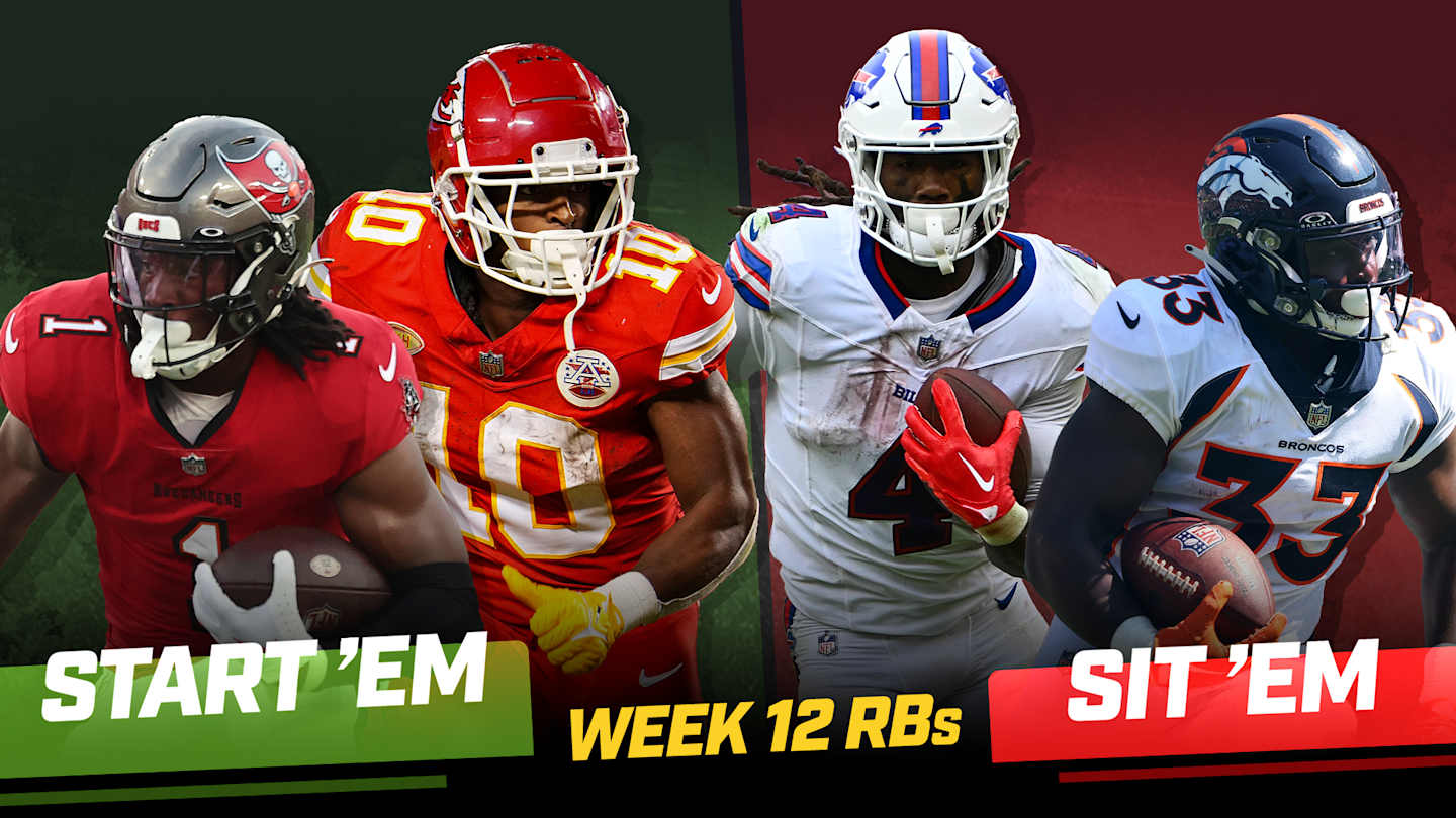 Start ’Em, Sit ’Em Running Backs Fantasy Football Week 12 - Sports Illustrated