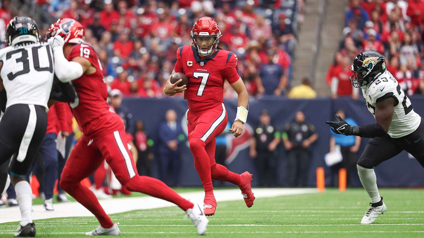 WATCH: Controversial No-Call Leads to C.J. Stroud, Houston Texans Score to Claim Brief Lead ...