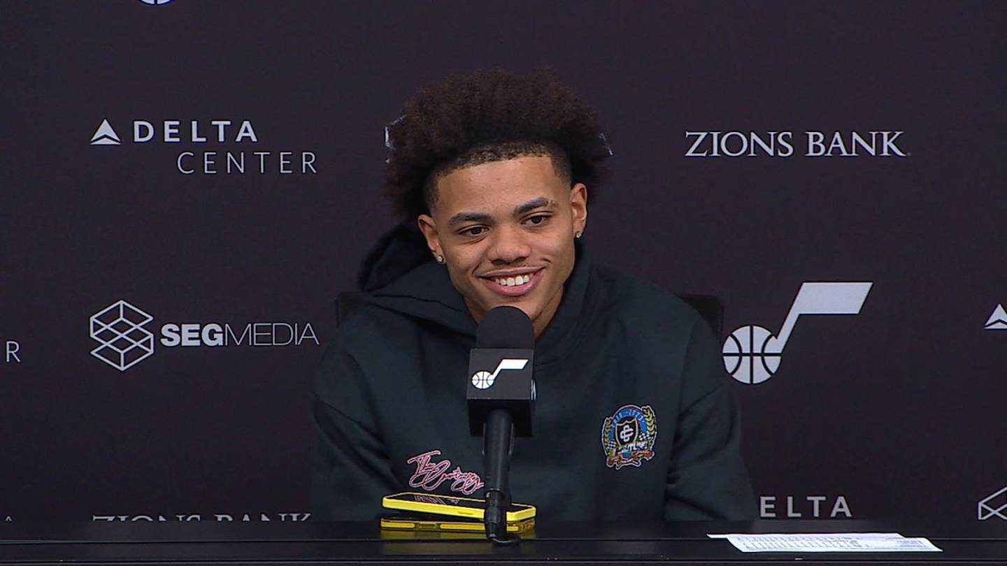 Keyonte George on Poster Dunk and Career-High 19 Points - Inside the Jazz