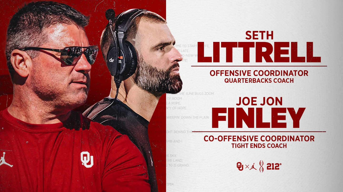 Oklahoma Names Seth Littrell Offensive Coordinator, Joe Jon Finley Co ...