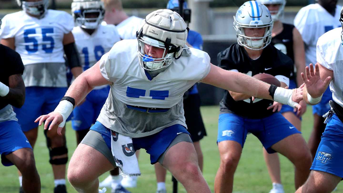 BREAKING: MTSU Transfer Offensive Lineman Keylan Rutledge Commits to ...