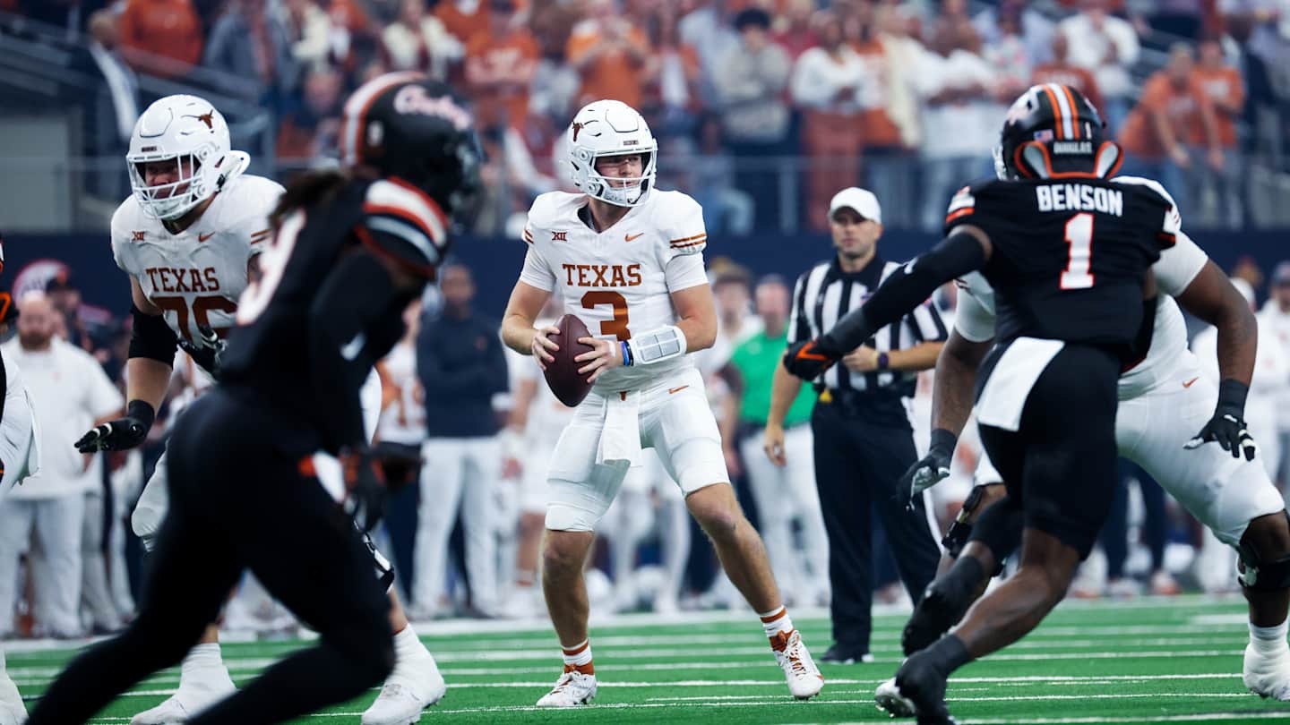 Texas Longhorns QB Quinn Ewers Breaks Big 12 Championship Game Passing Record In Win Over ...