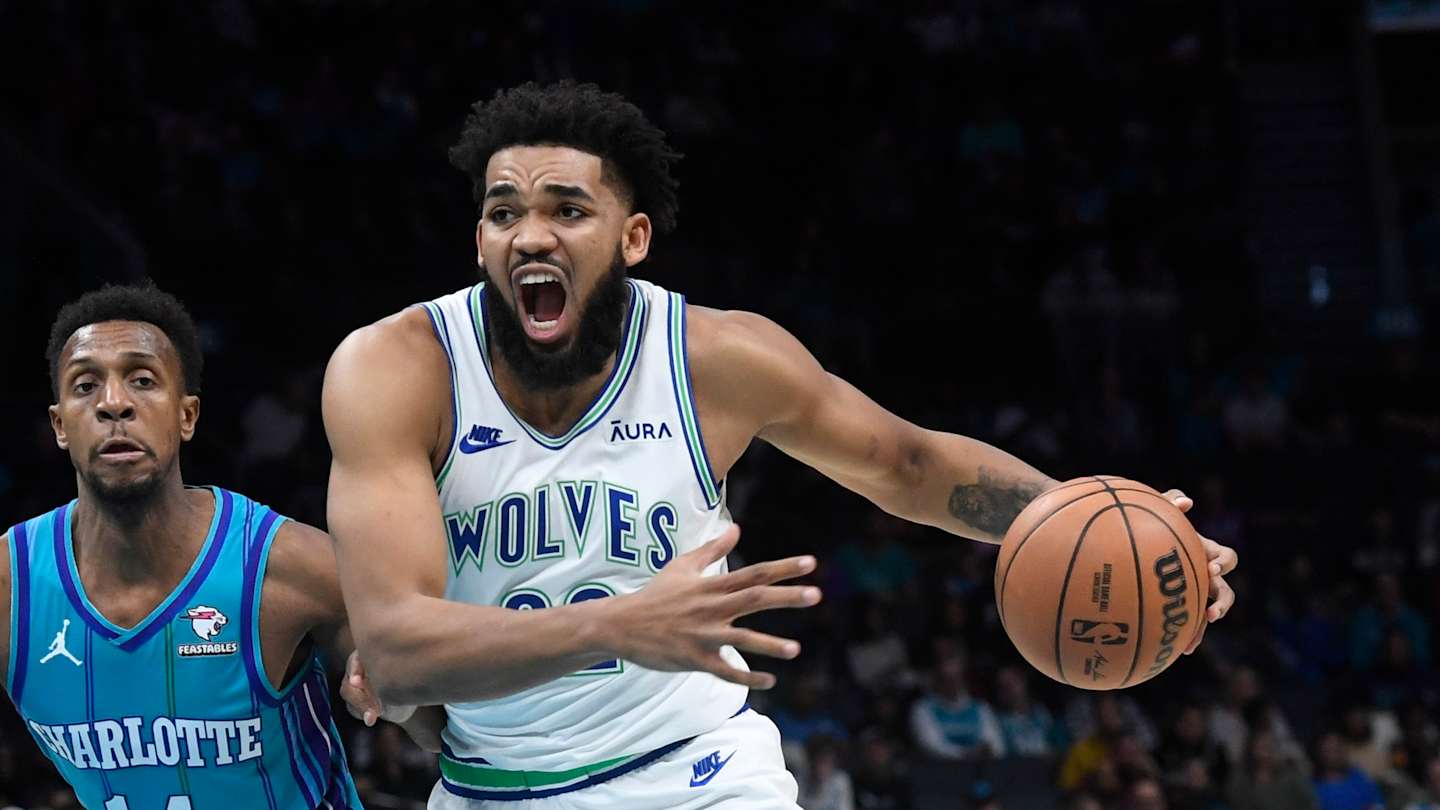 Timberwolves' three bigs get the win on the road to Charlotte Hornets ...