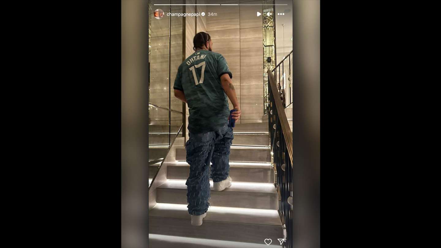 Drake Wearing Shohei Ohtani Jersey in Photo Prompts Fans To Bring Up ...