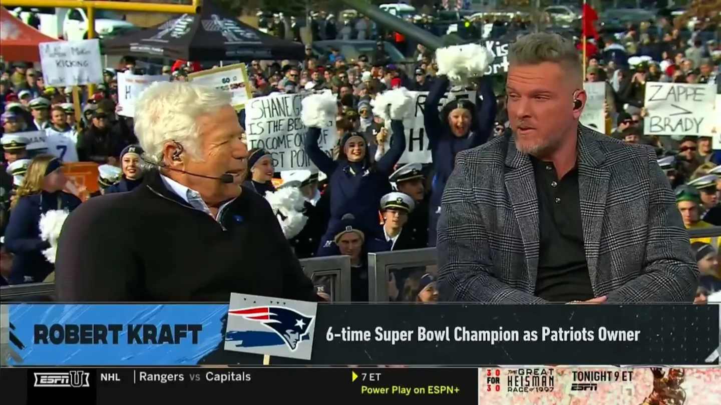 ESPN Host Addresses Backlash To Interview With New England Patriots Owner Robert Kraft - Sports ...
