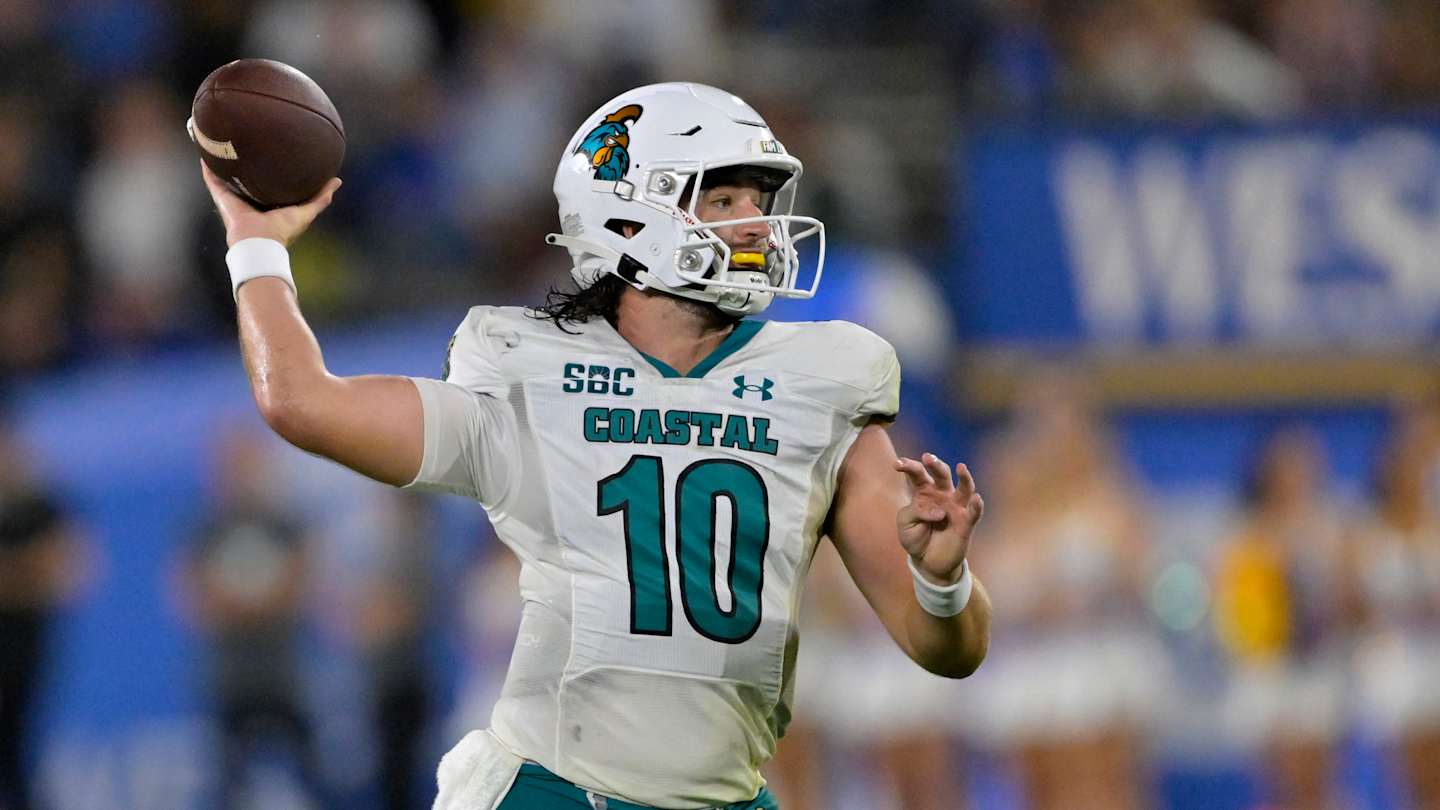 Longtime Coastal Carolina QB Grayson McCall to Transfer to NC State ...