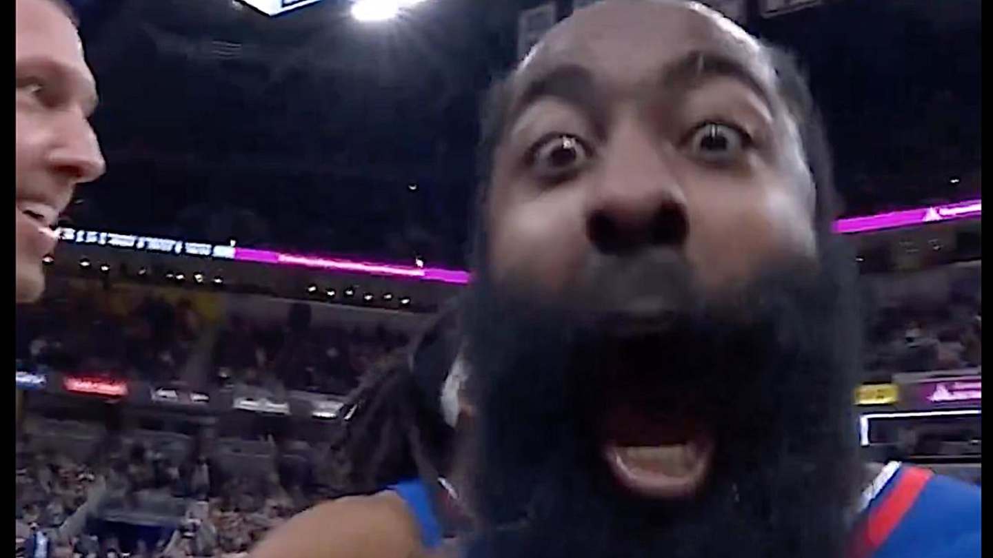 James Harden Unleashes Epic Reaction During Red-Hot Performance in ...