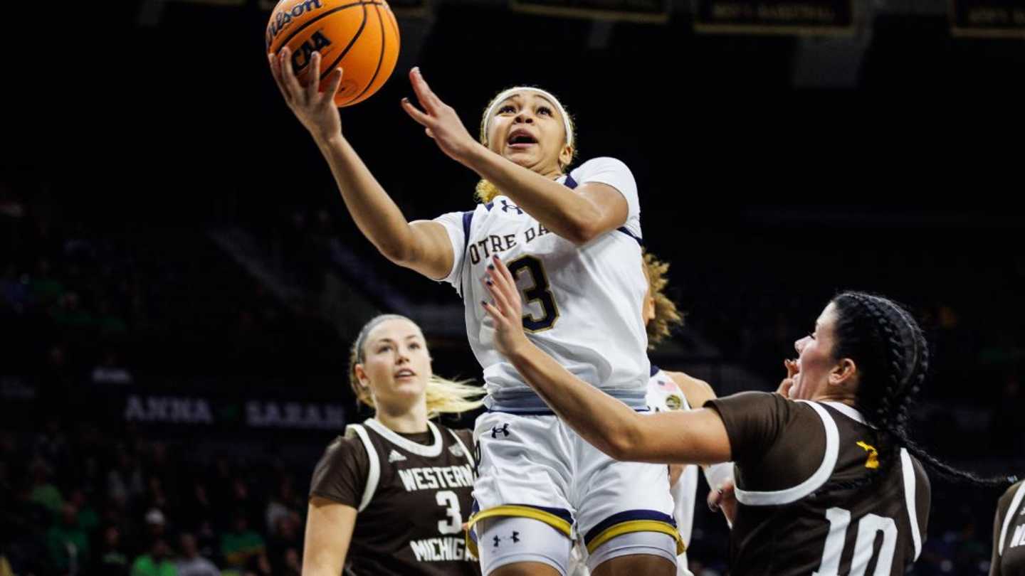 Hannah Hidalgo Notches Triple-Double In Notre Dame Win Over Western Michigan - Sports ...
