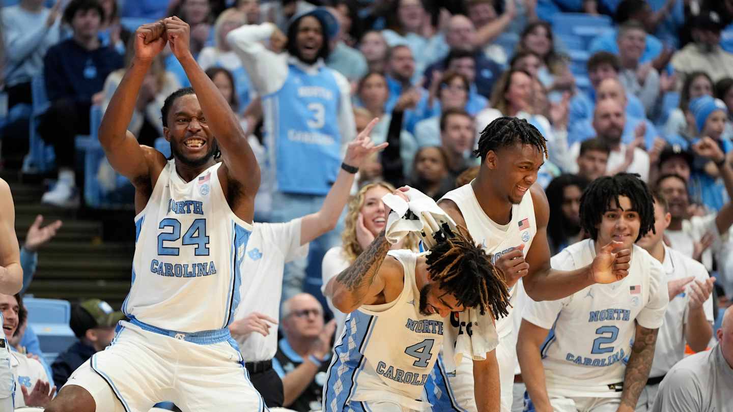 UNC Basketball Backcourt Co-Star Applauds RJ Davis' Big Night - Sports ...
