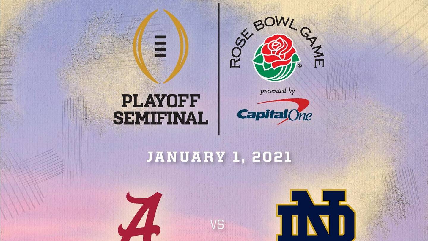 The Alabama Rose Bowl Win Over Notre Dame That Wasn't in the Rose Bowl ...