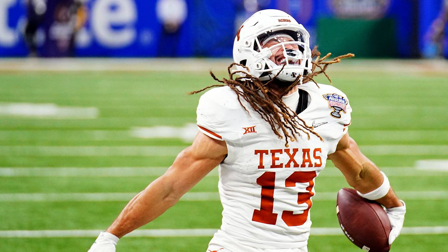 Texas Longhorns WR Jordan Whittington Declares for NFL Draft - Sports ...