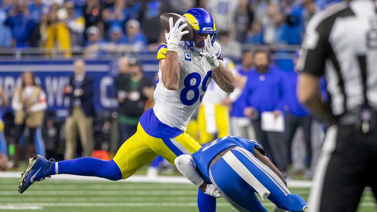 Los Angeles Tight End Tyler Higbee Knee Injury: Detroit Lions Stand by Tackling Approach, Citing ...