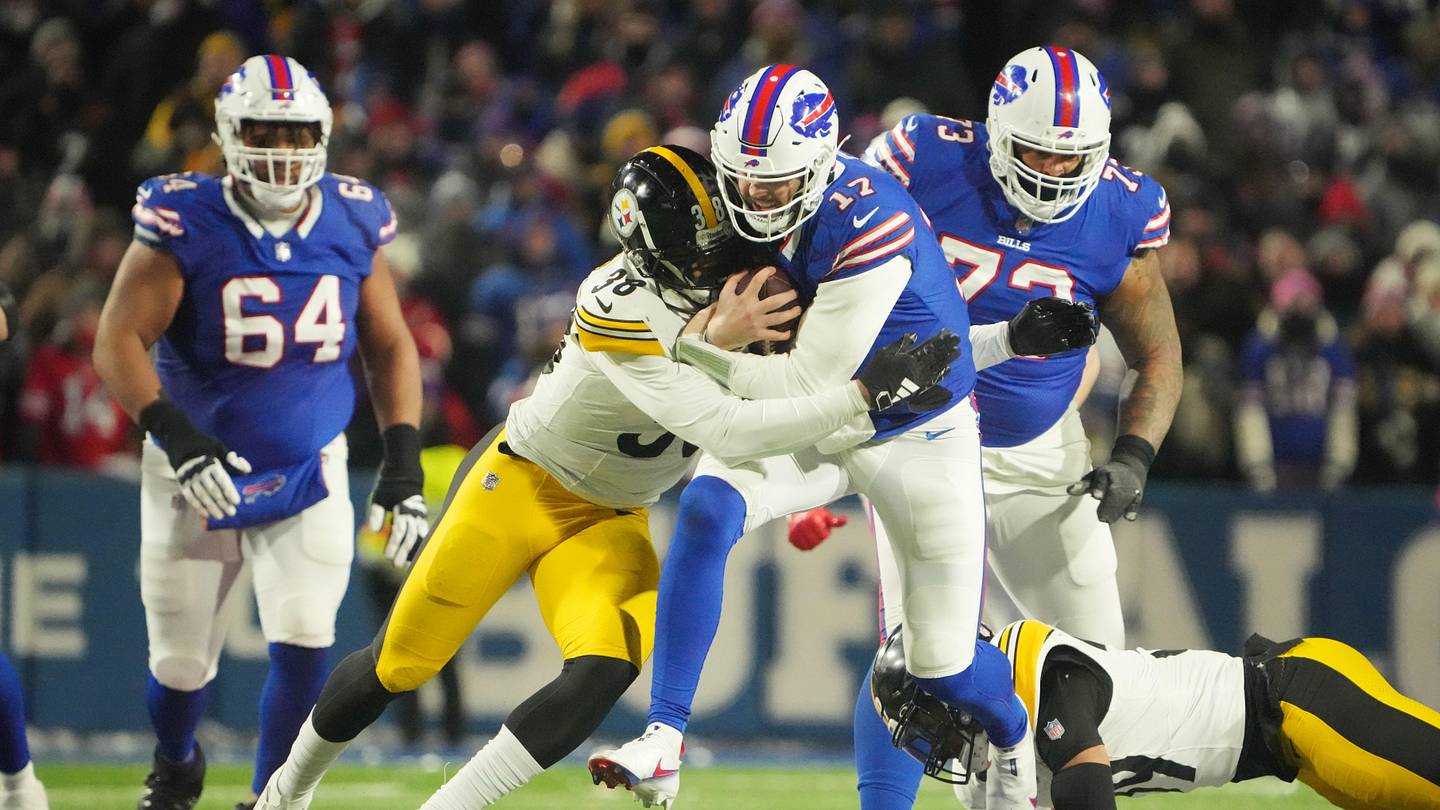 Josh Allen Snow-Plows Pittsburgh Steelers, Buffalo Bills Advance to ...