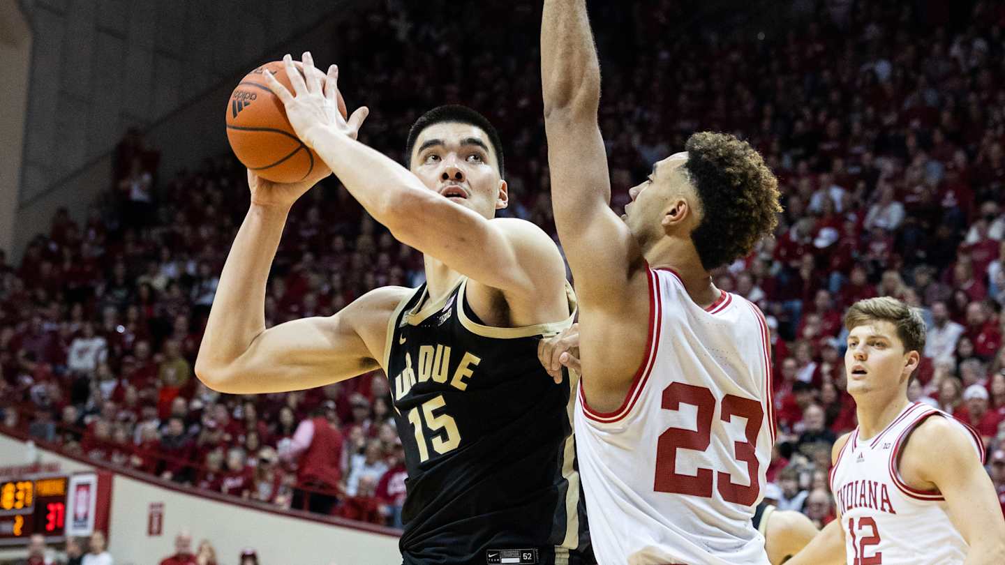 Despite Zach Edey's Dominance vs. Hoosiers, Indiana Finding Ways to ...