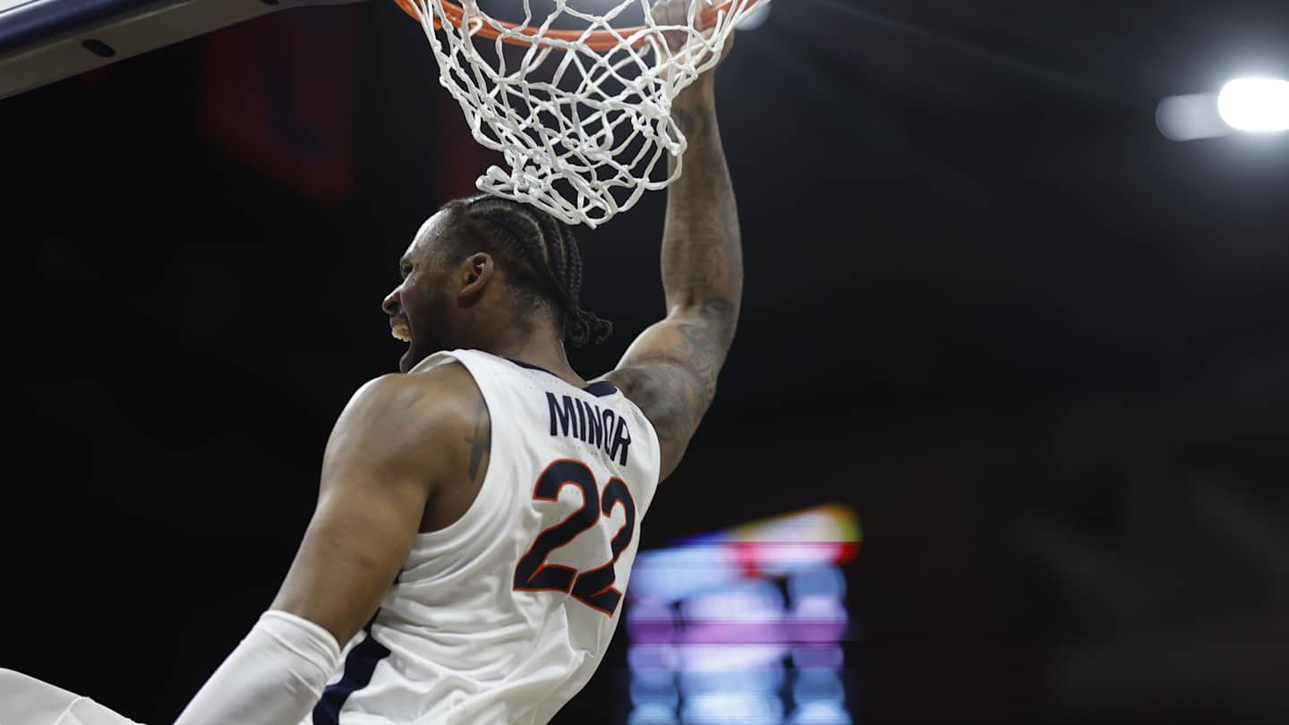 Jordan Minor's Massive Night Lifts Virginia Over Virginia Tech 65-57 ...