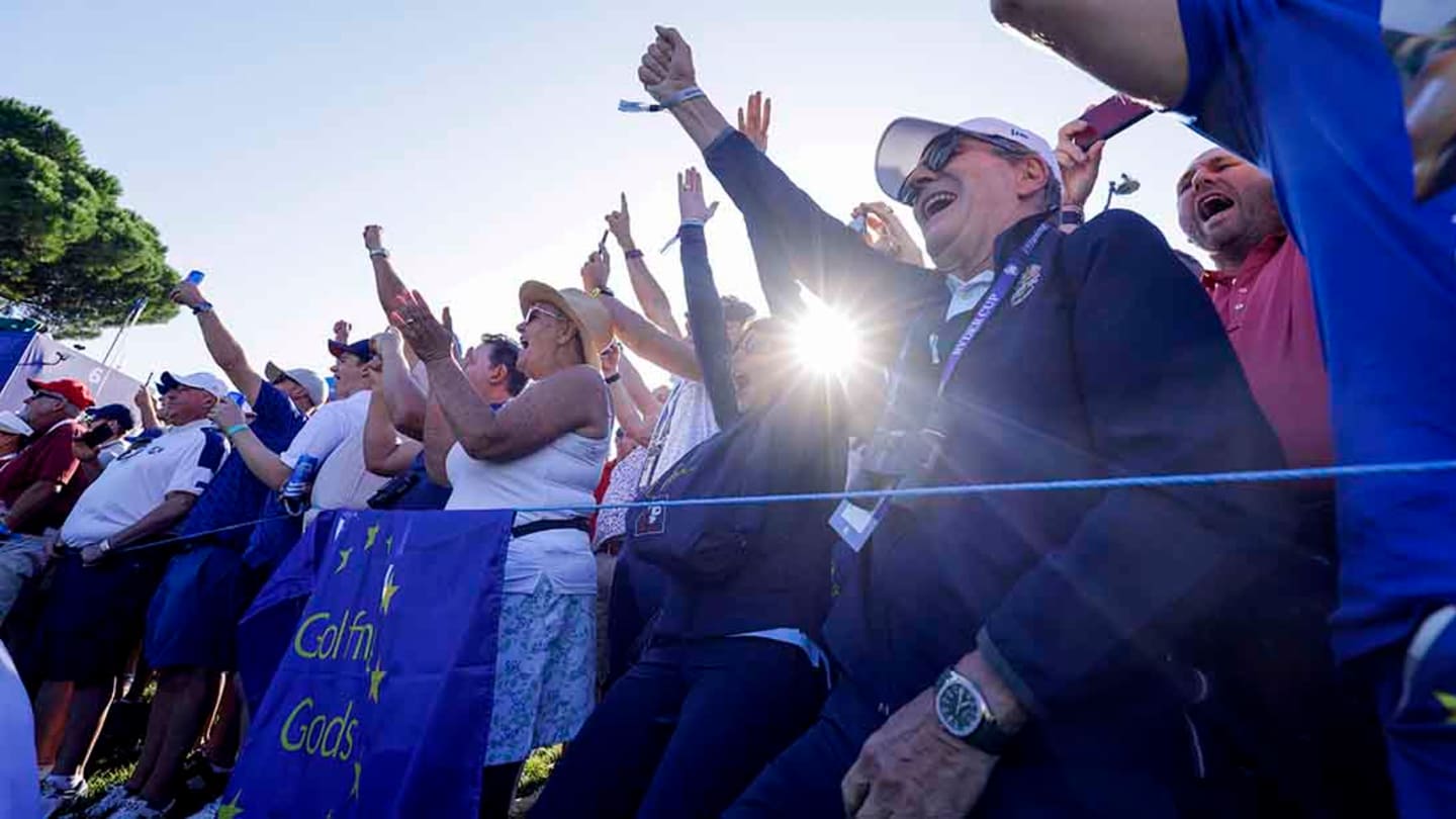 European Fans at Ryder Cup Trolled Patrick Cantlay With Hats and Paul ...