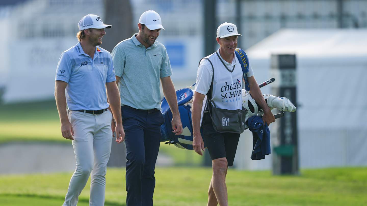 Cameras Catch Hilarious Moment Between Sam Burns and Scottie Scheffler ...