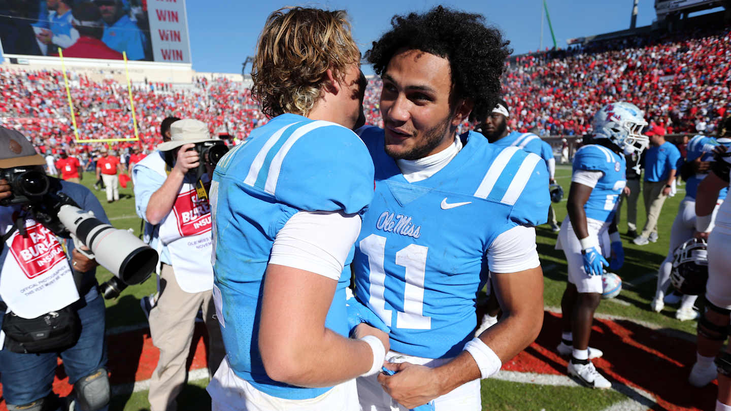 'FACTS!' Jaxson Dart, Jordan Watkins Share Love of Ole Miss Rebels on ...