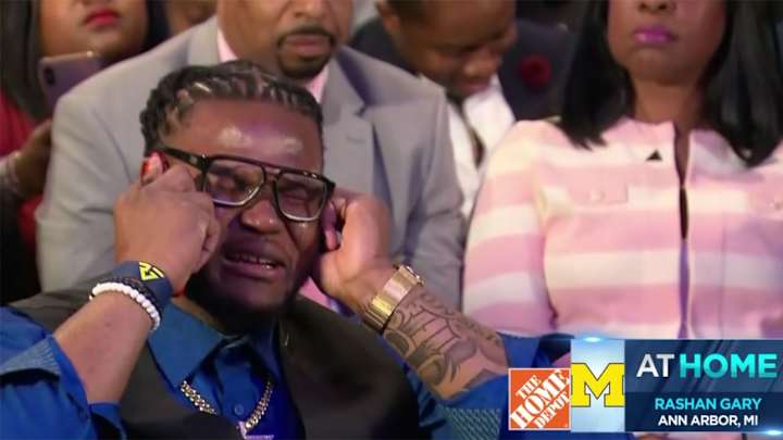 Rashan Gary cries after getting drafted by Green Bay Packers (video ...