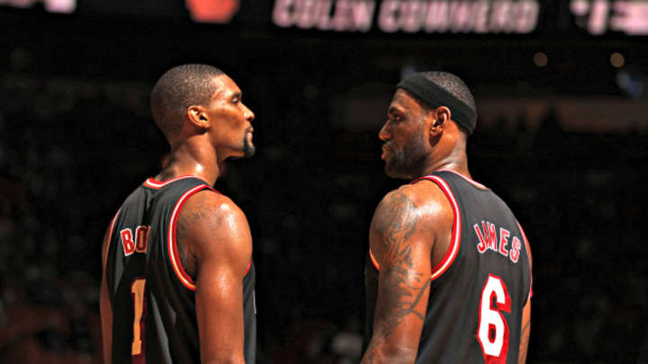 chris bosh 3 pointers