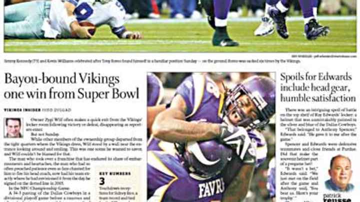 NFL Divisional Newspaper Headlines - Sports Illustrated