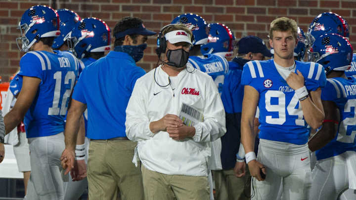 Lane Kiffin's clipboard toss punctuates Ole Miss' comeback win - Sports ...