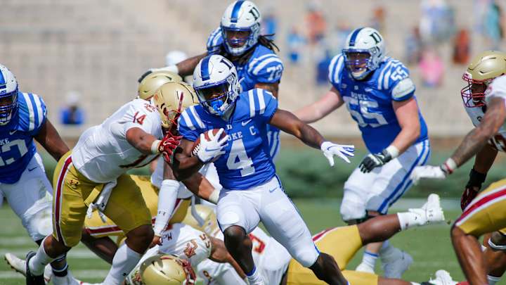 Deon Jackson - Running Back Duke Blue Devils 2021 NFL Draft Scouting ...
