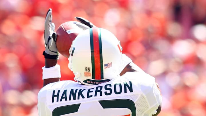 Miami Hurricanes Head Coach Mario Cristobal Looking at Wide Receiver ...