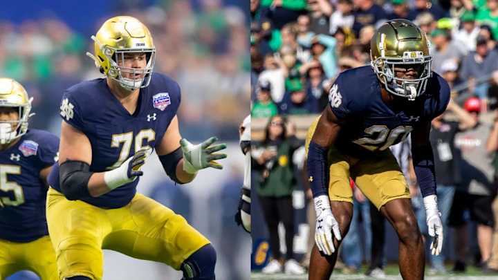 Joe Alt, Benjamin Morrison Named Top 50 College Football Players ...
